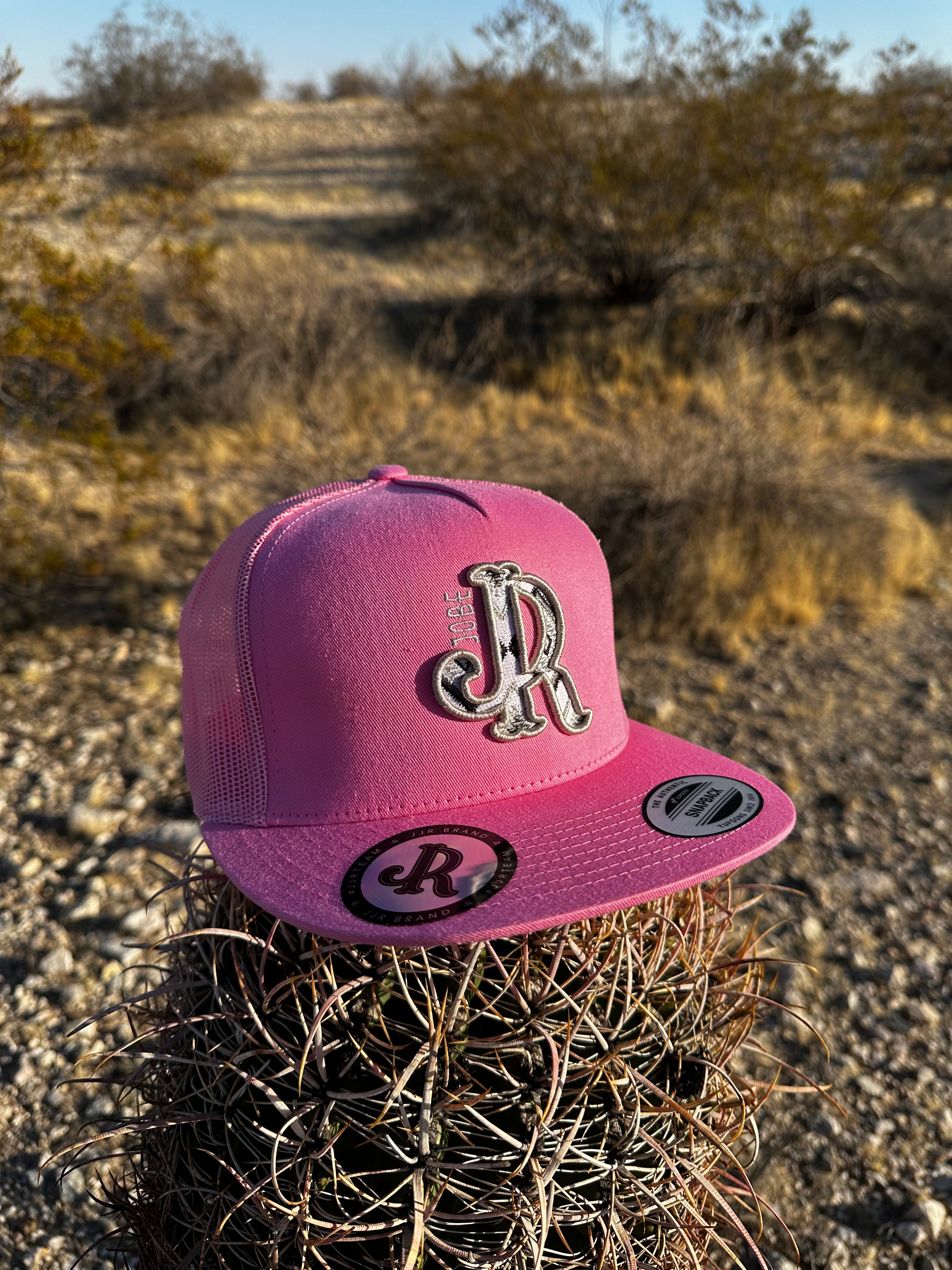 SILVER AZTEC PINK HAT – JJR BRAND