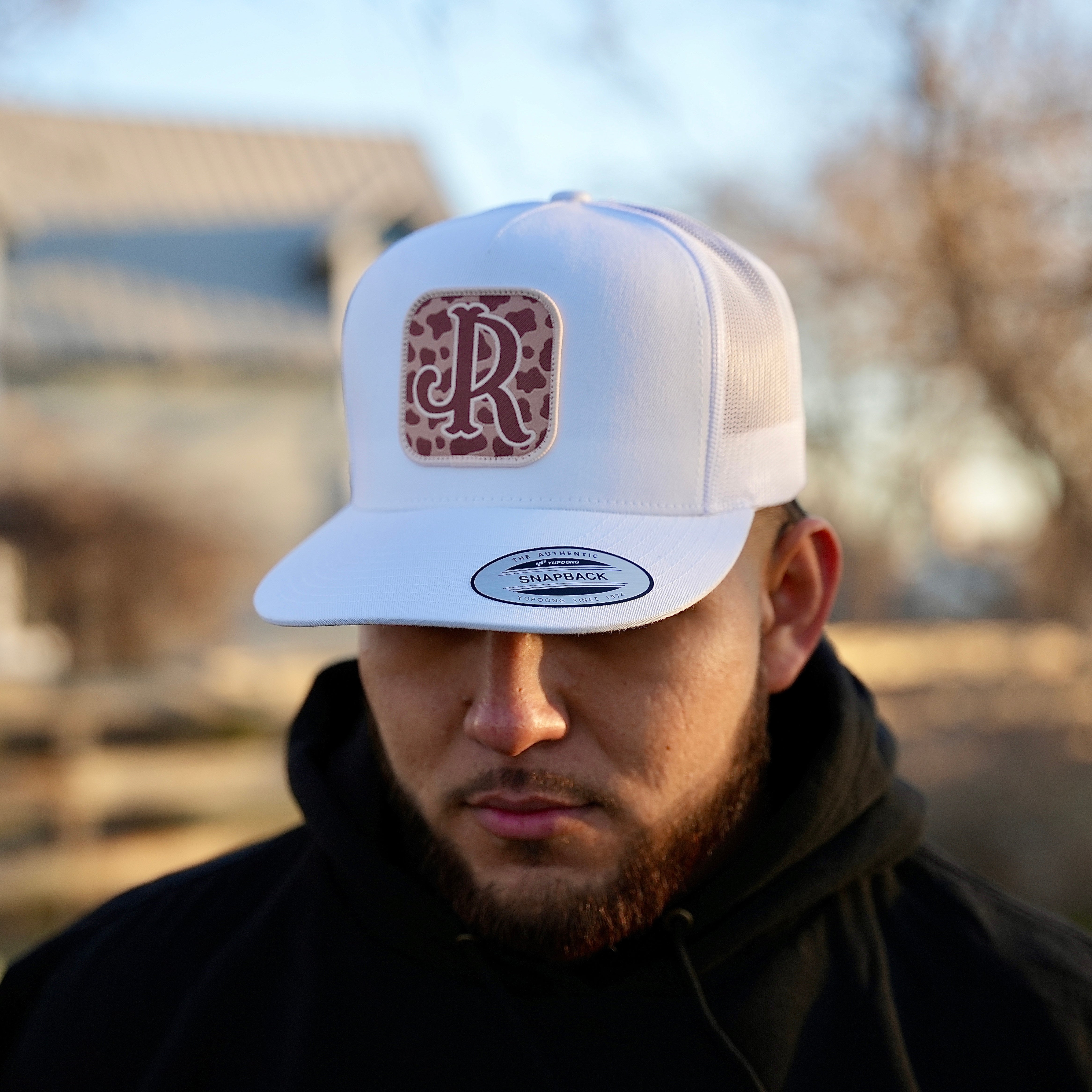 BROWN CWPRNT PATCH/ WHITE CAP – JJR BRAND